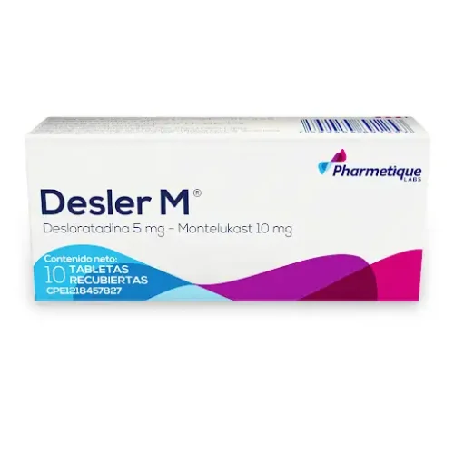 Desler M Desloratadina + Montelukast 5mg x10 Tab - FarmaVital
