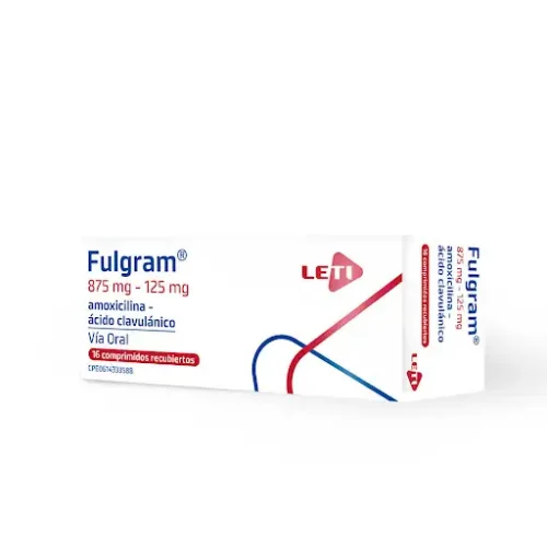 Fulgram 875/125mg x 16 comprimidos | Leti | Farma Vital