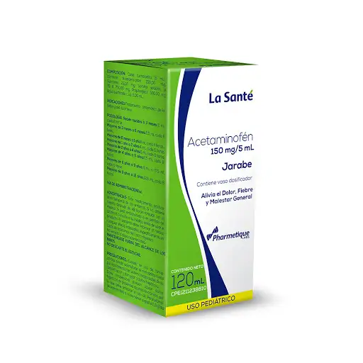 Acetaminofen 150mg x 120ml jarabe | La Sante | Farma Vital
