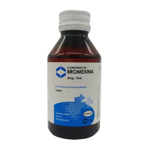Bromexina (Polinac) 8mg/120ml Jarabe | Disponible - FarmaVital