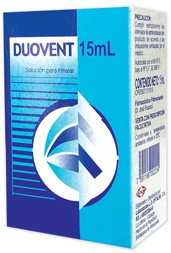 Duovent gotas p/nebulizar x 15 ml Disponible - FarmaVital