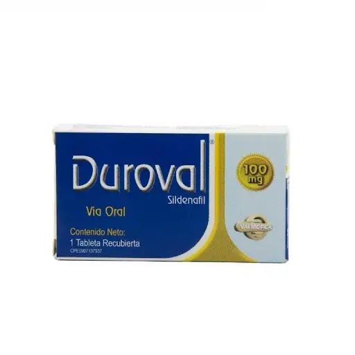 Duroval Sildenafil 100mg x 1 Tableta Disponible - FarmaVital