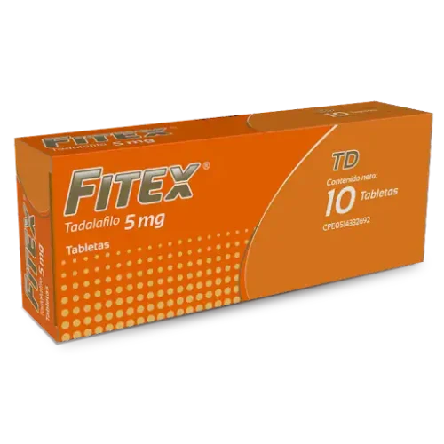 FITEX TADALAFILO FARMA 5 MG X 10 TABLETAS - FarmaVital